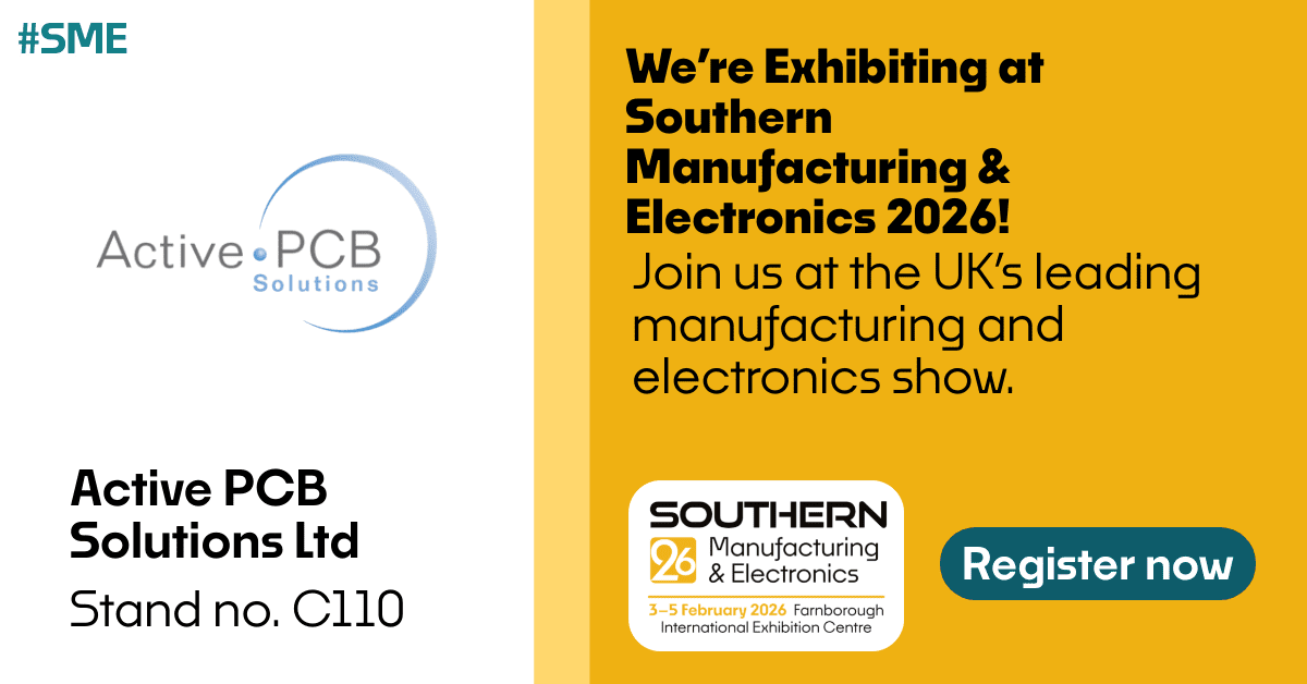 Active-PCB Solutions to Exhibit at Southern Manufacturing & Electronics 2026 - Active-PCB Solutions